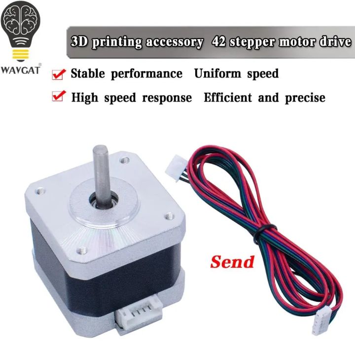 WAVGAT 4-lead Nema17 Stepper Motor 42 motor Nema 17 motor 42BYGH 40MM 1 ...