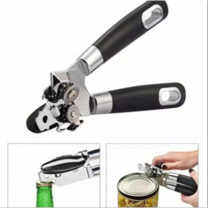 Can Opener And Bottle Opener / Tin Cutter - Black | Daraz.lk
