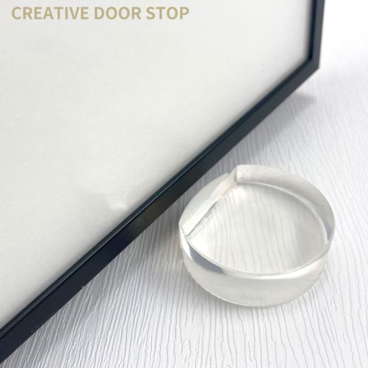 Anti-collision Self Adhesive Transparent Door Stopper Light Weight Non ...
