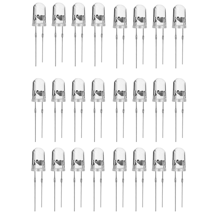 600Pcs/Lot 5mm Round Purple Uv Led Diode Super Bright Water Clear Led ...