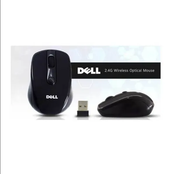 GENUINE BRAND NEW DELL Wireless Cordless Optical Mouse For Desktop ...