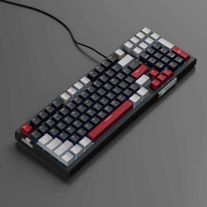 MageGee MK1 TKL Mechanical Gaming Keyboard Blue / Red Switch Small ...