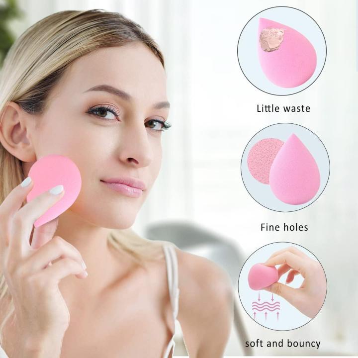 03 Pieces Makeup Sponges 3 Pack for Sensitive Skin | Wet & Dry Beauty ...