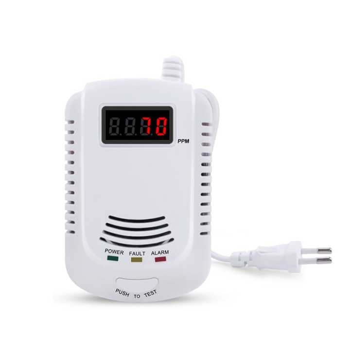 YIERYI Home Standalone Plug-In Flammable Gas Detector LPG LNG Coal ...