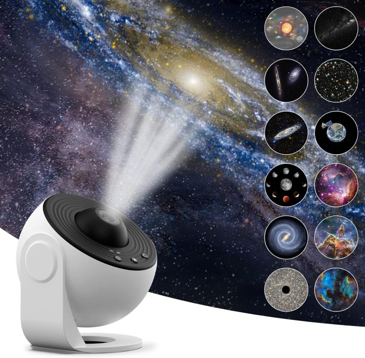 12 in 1 Planetarium Galaxy Star Projector for Bedroom Decor, 360 ...
