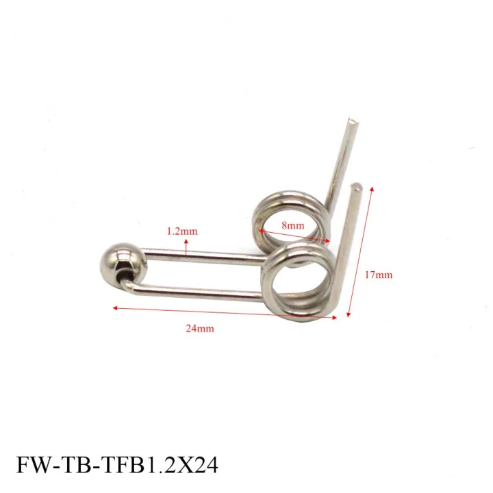 2pcs Fix Curling Replacement Part Double Return Torsion Spring Beauty ...