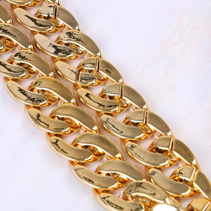 1Pc Gold Adjustable Dog Cat Chain Gold Necklace for Dog Kitten Pet ...