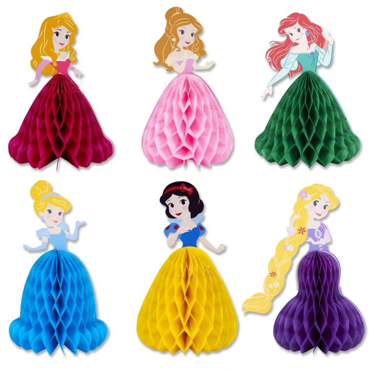 1pcs/lot Disney Cartoon Princess birthday party invitation card Six ...