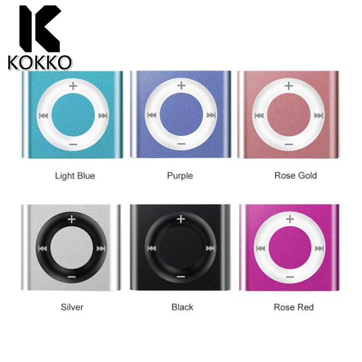 KOKKO Mini MP3 Music Player Metal Audio Player Built-in Speaker ...