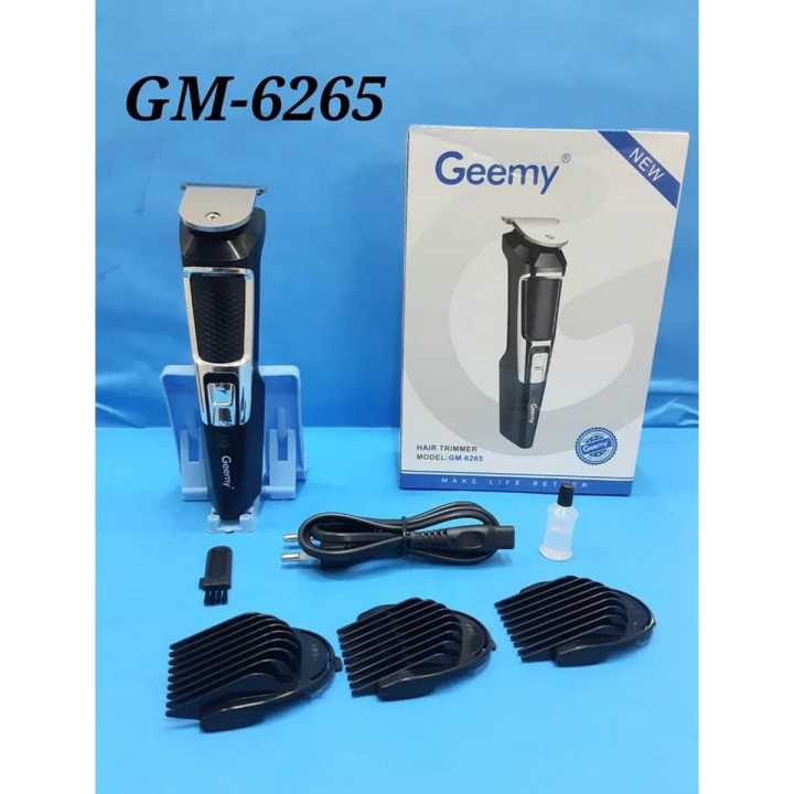 Geemy Gm-6265 Rechargable Hair/ Beard Trimmer / Clippers 6265 | Daraz.lk