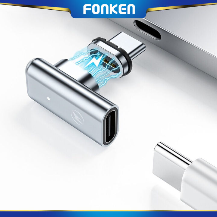Fonken 24-Pin Type-C Magnetic Adapter 40Gbs USB C Converter PD 100W ... Fonken 24-Pin Type-C Magnetic Adapter 40Gbs USB C Converter PD 100W ...