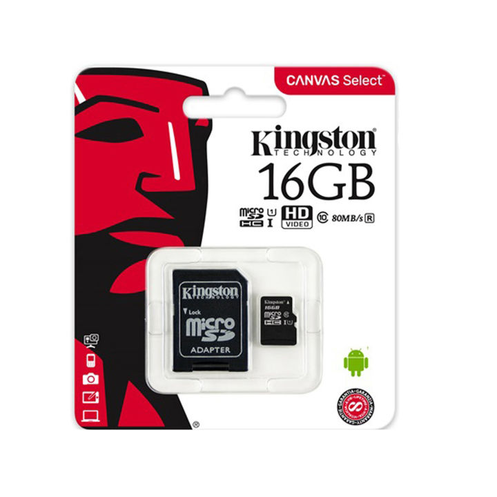 Kingston Class 10-micro SD HC 16GB Memory Card TF Card | Daraz.lk