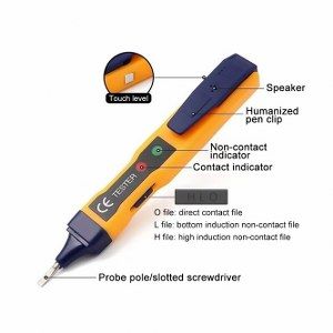AC12-1000V Voltage Detector Test Pen Noncontact Inductive Induction Pen ...