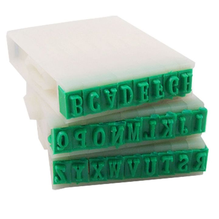 Detachable 26-Letters English Alphabet Plastic Stamp Set | Daraz.lk