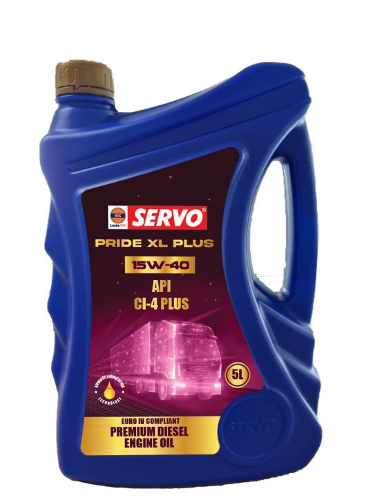 SERVO PRIDE XL Plus 15W40 Diesel engine oil 5L | Daraz.lk