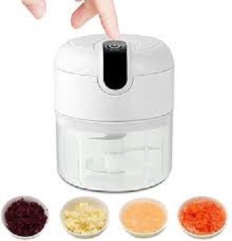 Speedy USB mini electric onion garlic vegetable slicer chopper machine ...