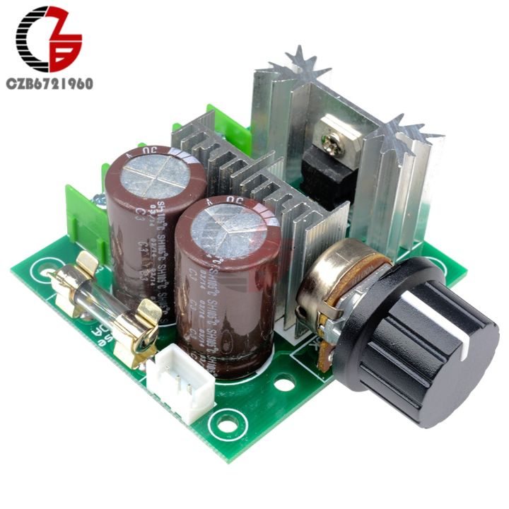 400W 10A Voltage Regulator PWM DC Motor Speed Controller 12-40V ...