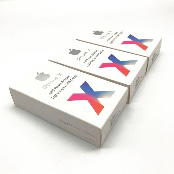 iPhone Charger X USB Power Adapter Lightning to USB Cable (1m) iphone 3 ...