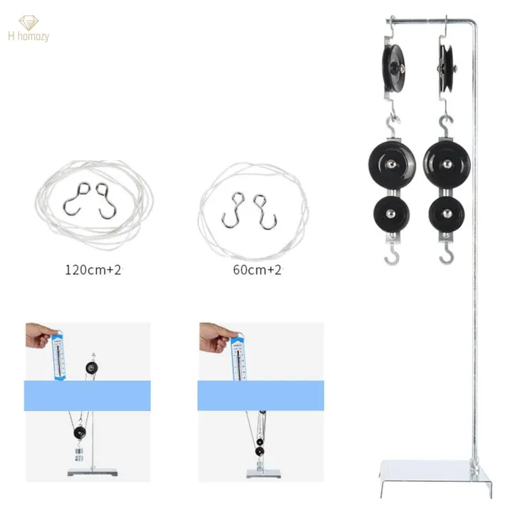 Physics Experiment Pulley Set Pulleys Block for School Students ...
