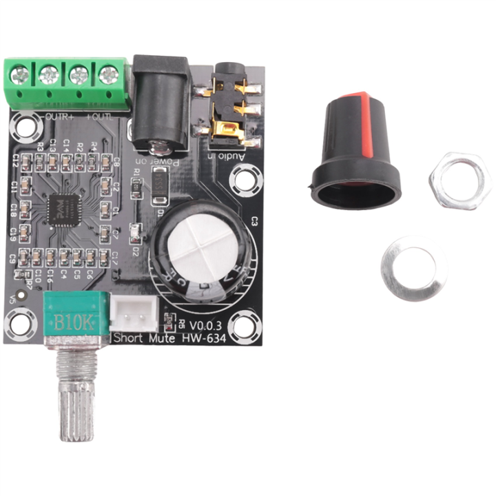 PAM8610 Dual Channel DC 12V HD Pure Digital Audio Stereo Amplifier ...