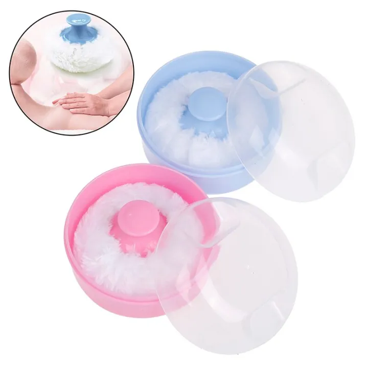 Baby Powder Puff With Container Case & Box | Daraz.lk