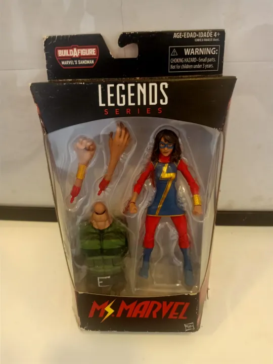 Ms. Marvel Kamala Khan - Spider-Man Marvel Legends Wave 5 (Sandman BAF ...