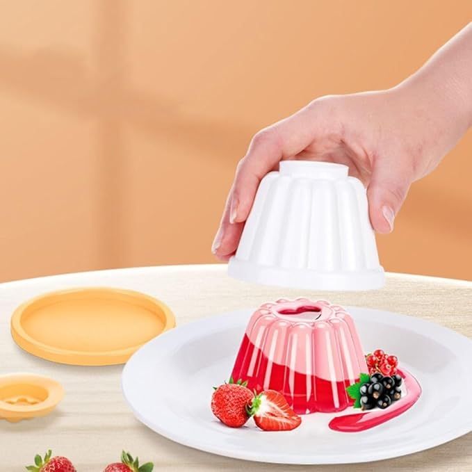 Pcs Pudding Molds, Custard Mould with Lid, Dessert Mould, Jello and ...