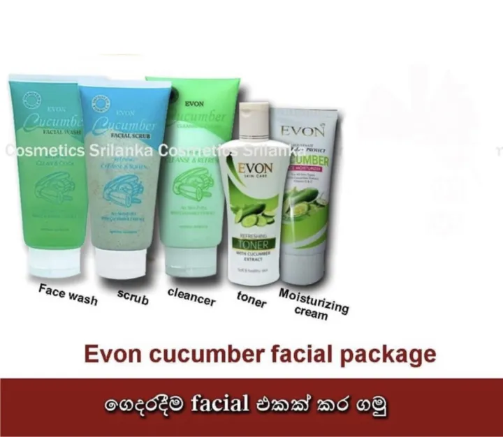 Evon cucumber facial package | Daraz.lk