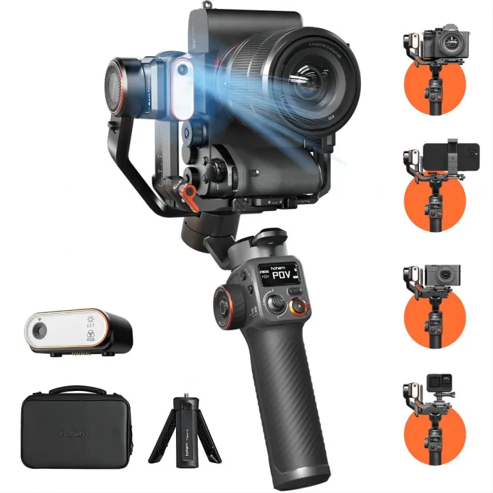 Hohem MT2 Kit for Mirrorless Camera Action Camre Smartphone, Stabilizer ...