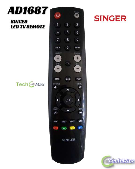 Singer ultra LED TV remote with 6 month warranty | Daraz.lk