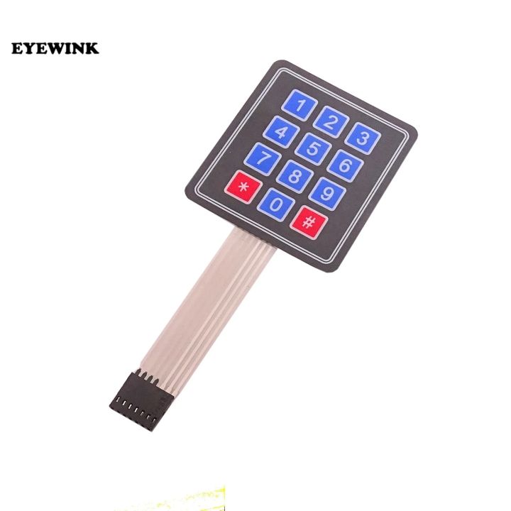 【TianYu Mall】4x3 Array 12 Key Membrane Switch Keypad Keyboard Control Panel Microprocessor ...