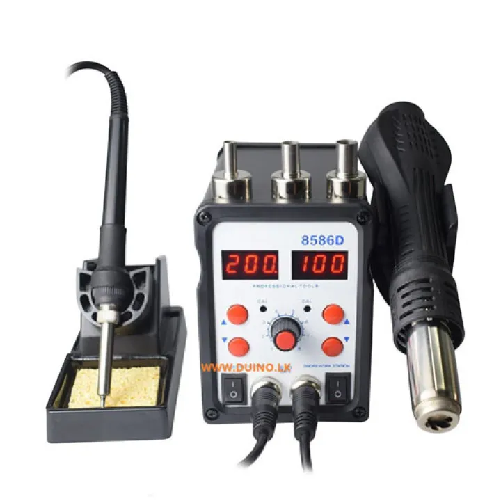Soldering Rework Station 8586 8586D KAWH Double Digital 2 In 1 SMD ...