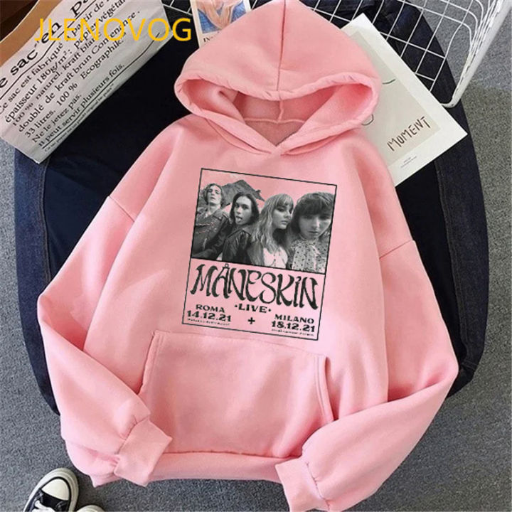 2022 Hot Sale Pink Cap Hoodies Women MåNeskin Damiano David Maneskin ...