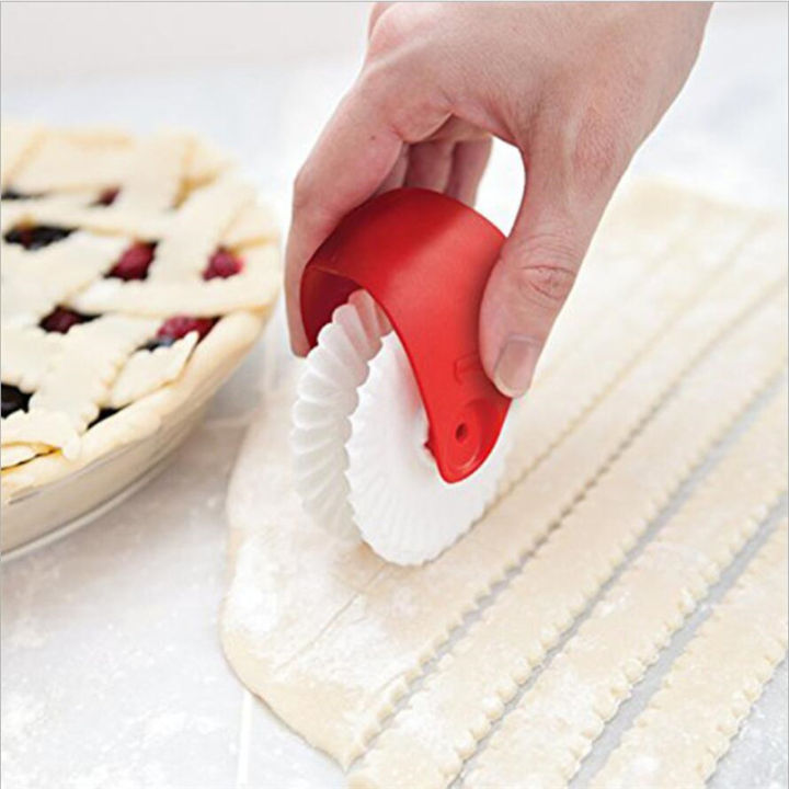 Kitchen Pizza Pastry Lattice Cutter Pastry Pie Decor Cutter Plastic ...