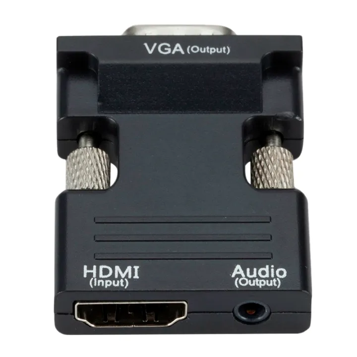 【Dream Sailing Store 】HDMI VGA Female Converter with Audio Adapter ...