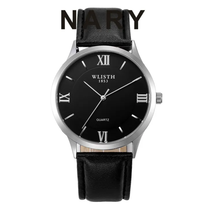 WLISTH Man Fashion Simple Waterproof Quartz Movement Analog Display ...