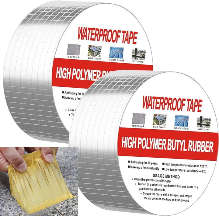 Butyl Tape Waterproof Adhesive Tape Outdoor Bitumen Tape Self-Adhesive ...