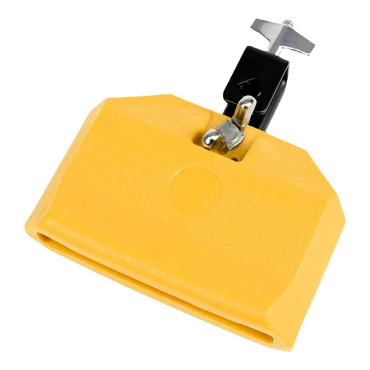 5 Inch Jam Block, Percussion Block for Latin Drum Instrument (Yellow ...