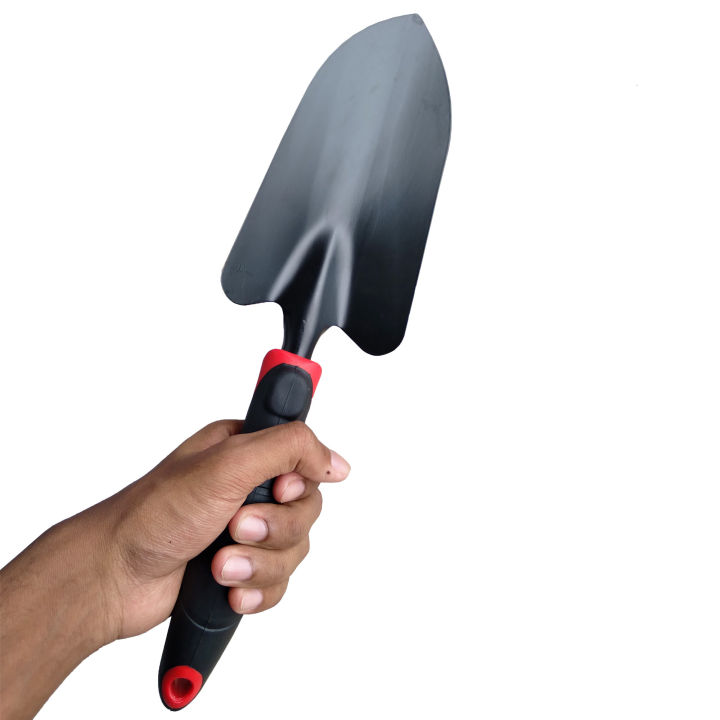 Heavy Duty Garden Hand Shovel with Ergonomic Grip, Depth Marker ...
