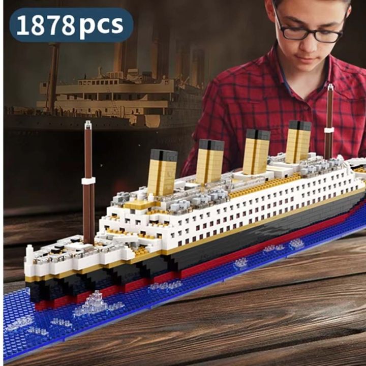 Kid Adult Small Particle Titanic Building Block High Difficulty ...