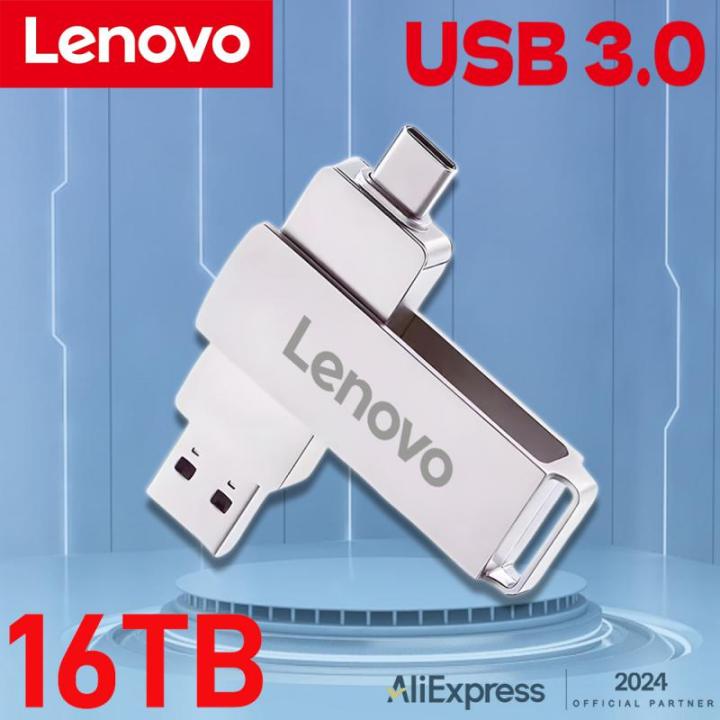 Lenovo 16TB USB 3.0 Pen Drive 8TB 4TB High Speed Transfer Metal SSD ...