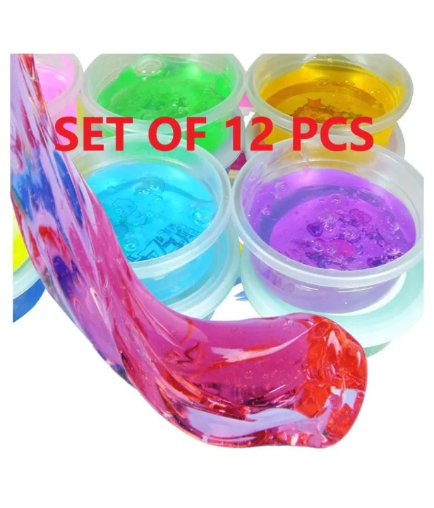Kids 12 pcs DIY Slime Set | Daraz.lk