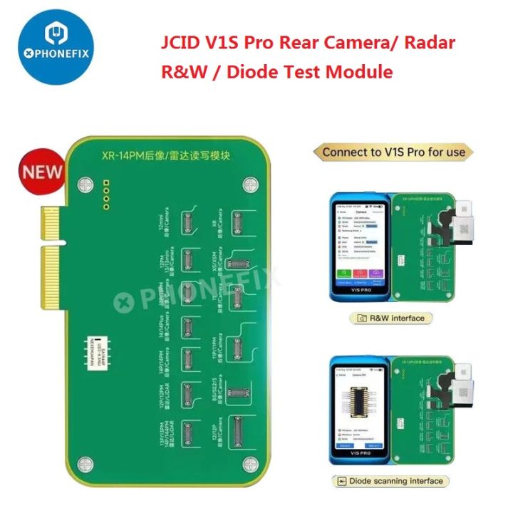JCID V1SE Non-removal Tag-on Rear Camera Repair FPC Flex Cable Board ...