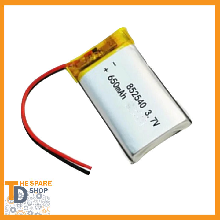 Rechargeable Lipo 852540 3.7V 650mAh Lithium Ion Li Polymer Battery ...