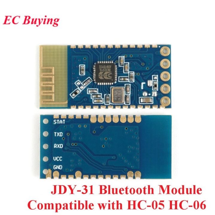 【Hannah Martin Official Store】(NEW)10pcs JDY-31 Bluetooth HC-05 HC-06 Module Serial Port 2.4G ...