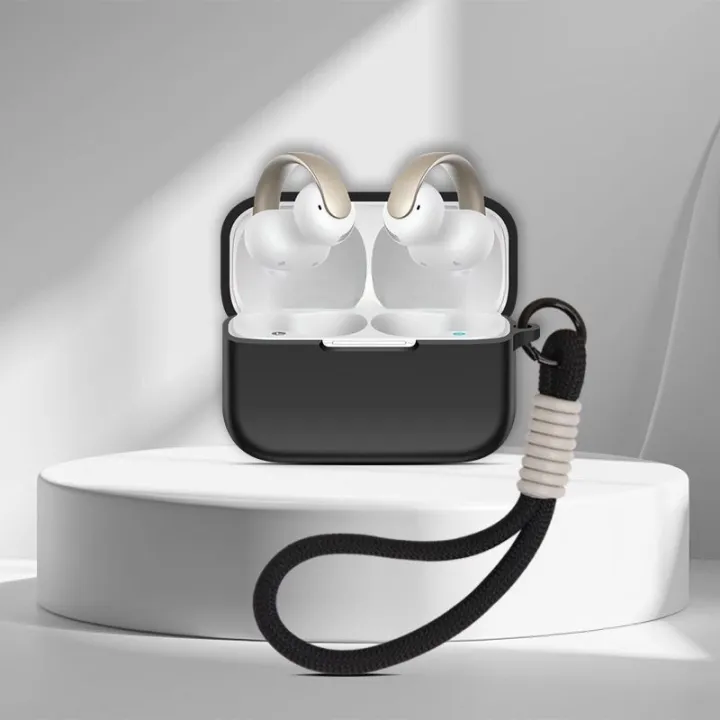 Case for Soundcore AeroClip, Liquid Silicone Earbuds Case Cover for ...