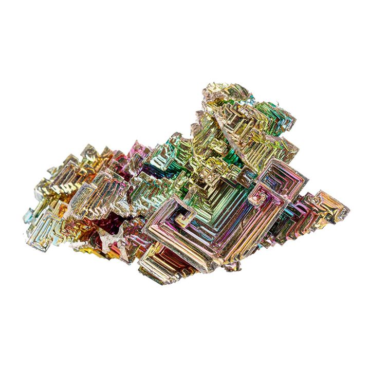 1 Pcs Natural Bismuth Ore Metal Crystal Natural Bismuth Crystals Medium ...