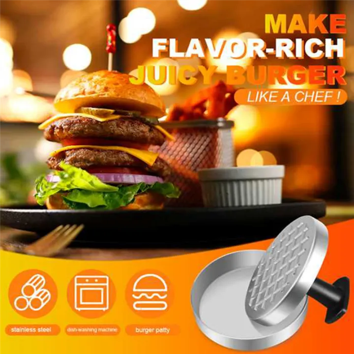 Burger 100 Patty Papers Set Grill Non-Stick Hamburger Mold with Wax ...