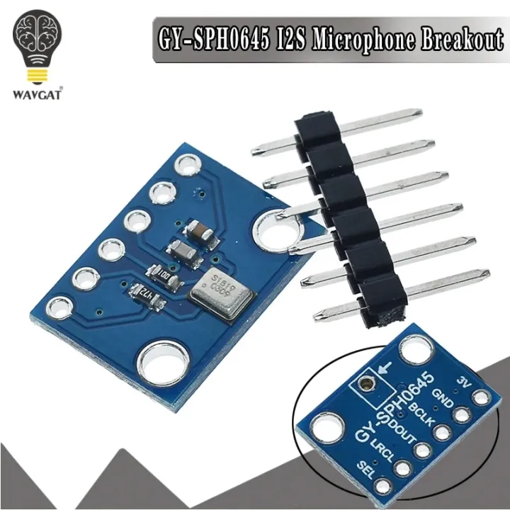 GY-SPH0645 I2S MEMS Microphone Breakout Sensor Module SPH0645LM4H for ...