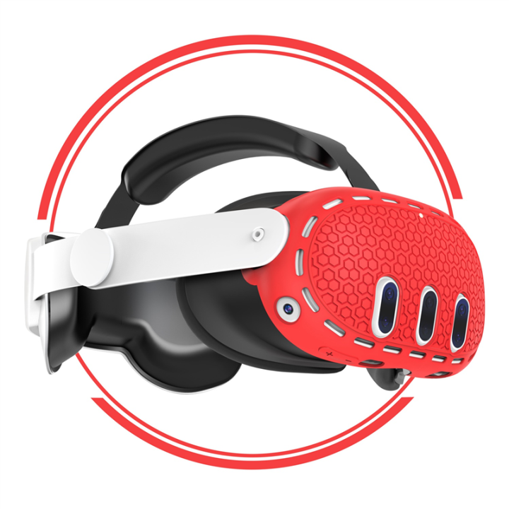 VR Shell Protective Protector Cover for Meta Quest 3, Silicone Front ...